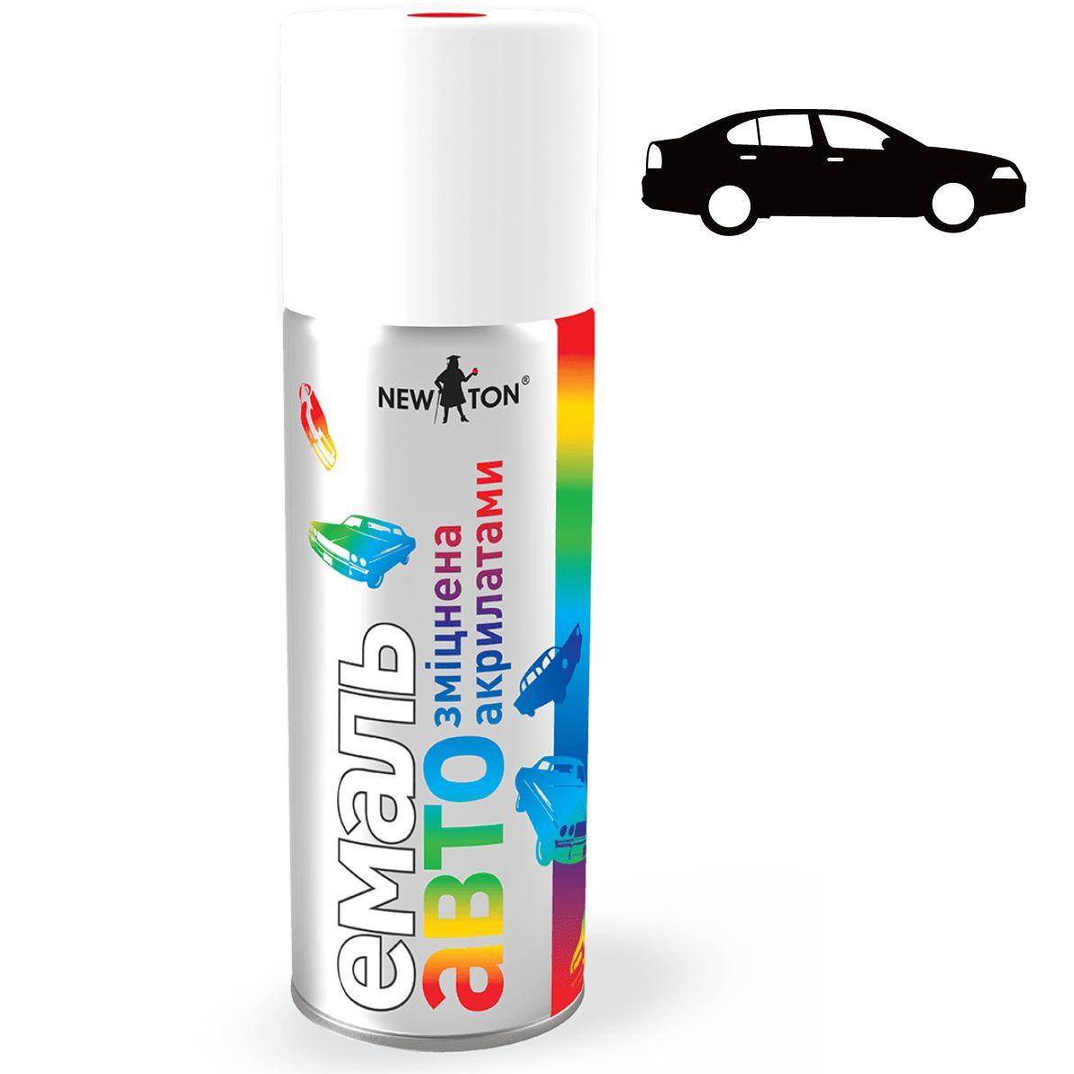 Эмаль авто 202 Black акриловая металлик аэрозоль 400мл Newton: продажа ...