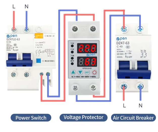 Реле напруги відсікач напруги 40А Bodasan OPS5VA-40 (ID#1825086963), цена: 359 ₴, купити на Prom.ua
