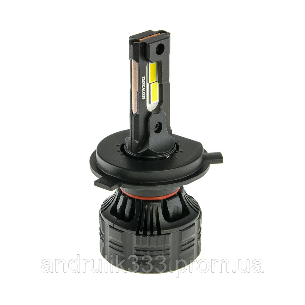 Купить СВЕТОДИОДНЫЕ LED ЛАМПЫ DECKER LED PL-03 5K H4 Hi\Low 12-24V 12000Lm 5000K (цена за 1шт ...