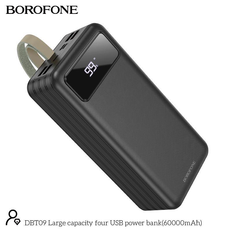 Купити Потужний Power Bank 60000mAh з ліхтариком, дисплеєм/Портативний ...