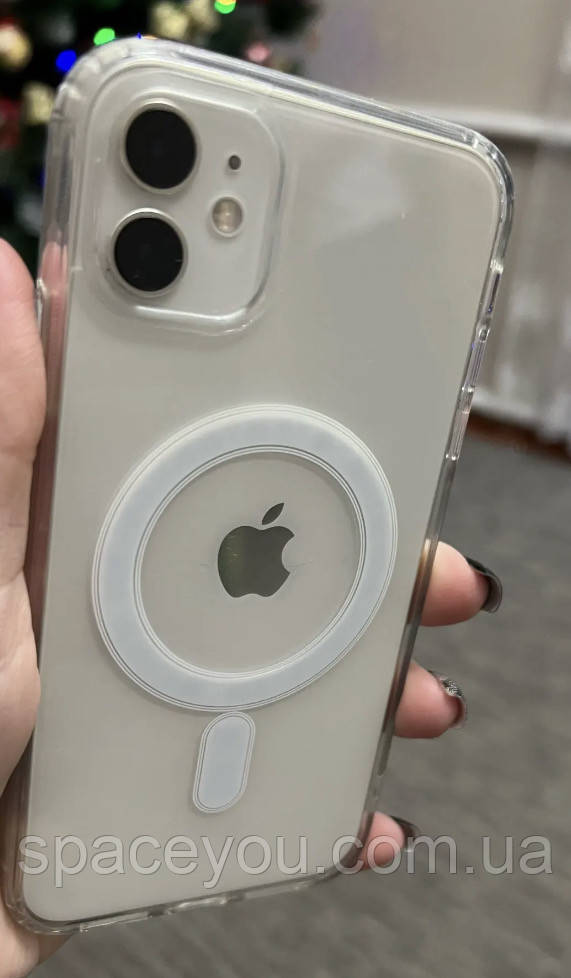 Чохол з MagSafe на iPhone 12 магнітний кейс для айфон 12 прозорий (ID ...