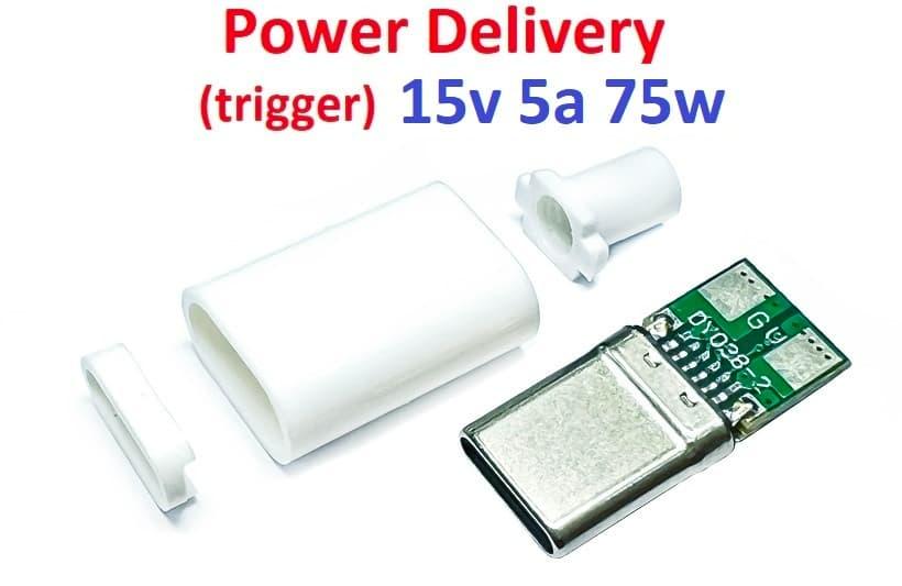Power Delivery (PD) Trigger Триггер 14v-15v 5a 75w +корпус (DY038-2) (A ...