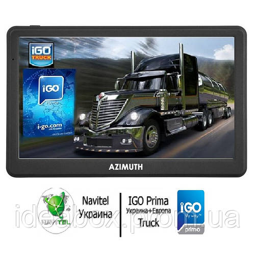 Купить Навигатор GPS Azimuth S74 для грузового транспорта + карта Европы и Украины IX, код ...