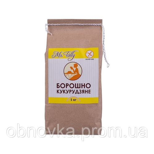 Купить Мука кукурузная без глютена Ms. Tally 1 кг OB, код: 7511329 ...