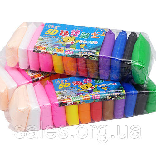Купить Легкий застывающий пластилин 5D Super light clay или modelin для ...