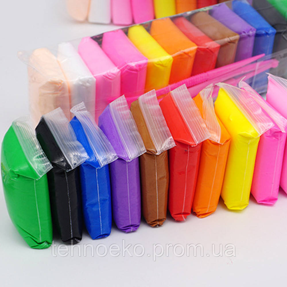 Купить Легкий застывающий пластилин 5D Super light clay или modelin для ...