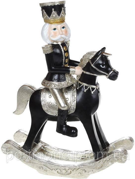 Статуетка Bona Лускунчик Новорічна Історія З Конем 19х8х25 См Різнобарвний Dp186293 Pm Код