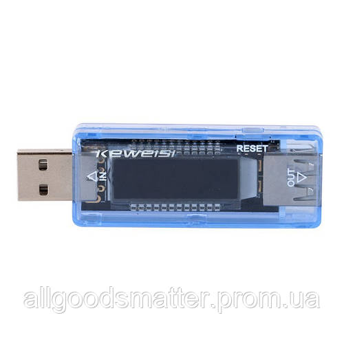 Купить USB тестер Keweisi KWS-V20 4-20V для проверки зарядок кабелей ...