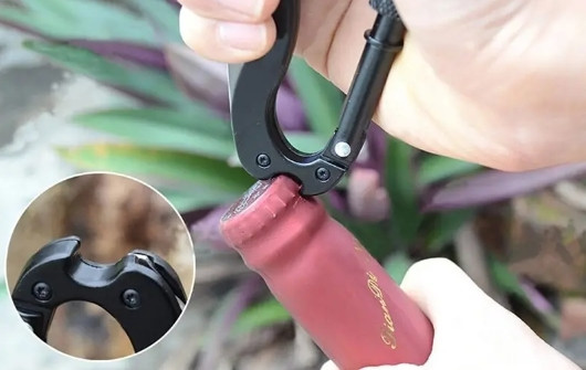 Купити Компактний мультитул 6 в 1 карабін тактичний ніж викрутка пилка ціна 247 50 ₴ Prom Ua