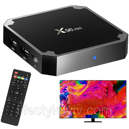 Купить X96 Mini Приставка ТБ цифровая 4GB/32GB с пультом, 4K / Игровой ...