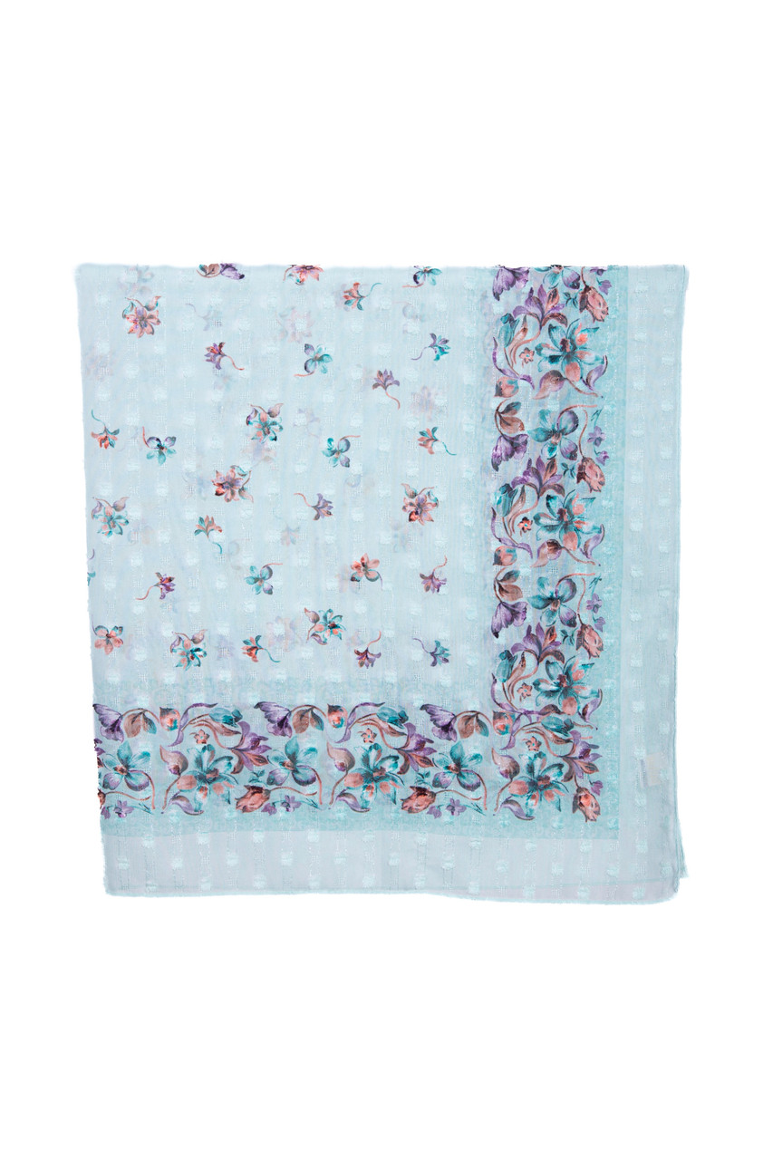 Хустина Softell Квіти Зелений продаж ціна у Хмельницькому Хустки шалі палантини від Lilo