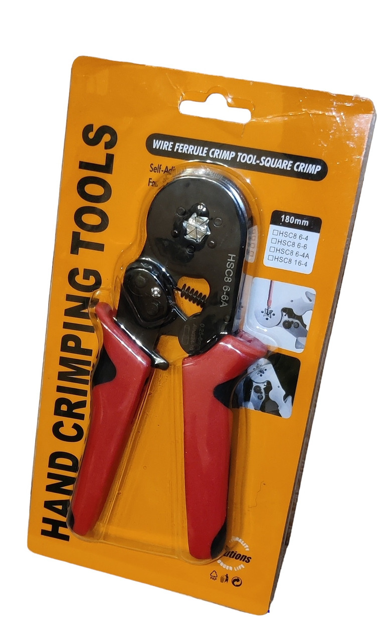 Кримпер Lion Rage HSC8 6-6A, AWG24-10, клещи для обжима трубчатых ...