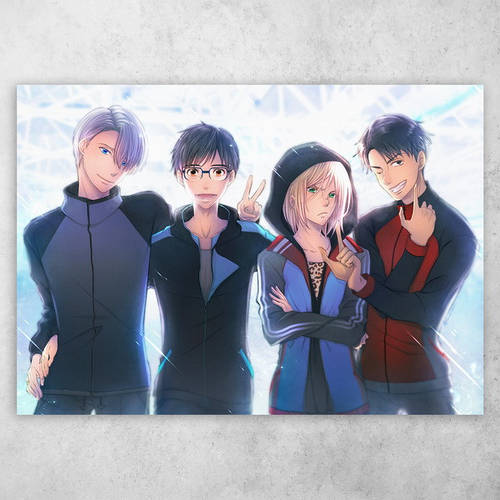 Аніме плакат постер "Юрі на льоду / Yuri on Ice" №12 (ID#1828973322 ...