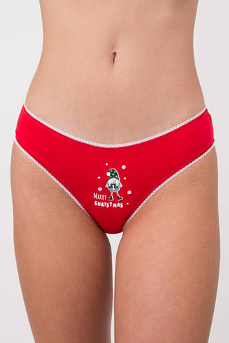 Купить Трусики-слип GIULIA Basic print 2301/60 L Red/gnome, цена 383 грн — Prom.ua (ID#1828993556)