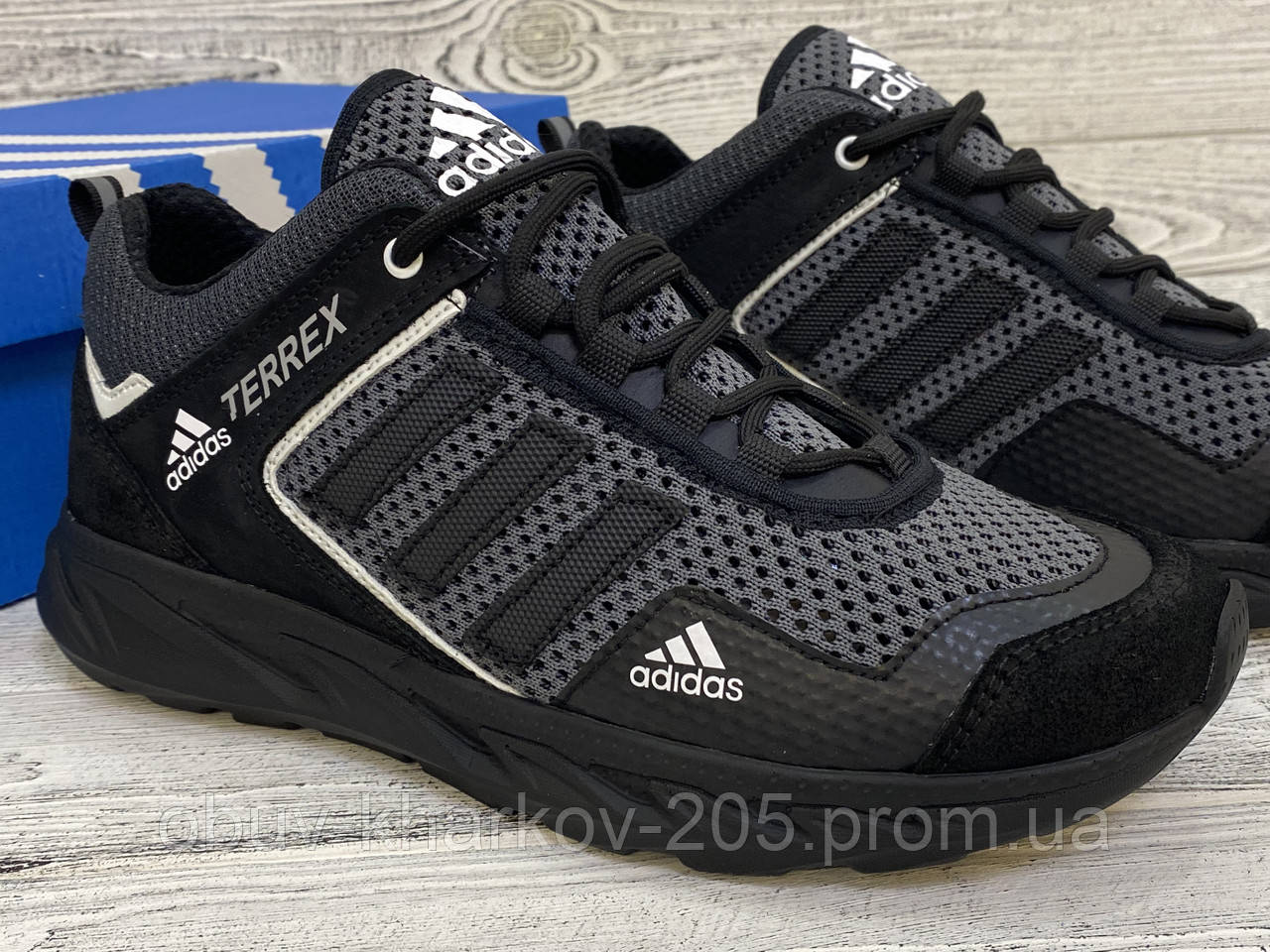 Купить Мужские кроссовки Adidas Terrex Адидас Терекс сетка текстиль ...