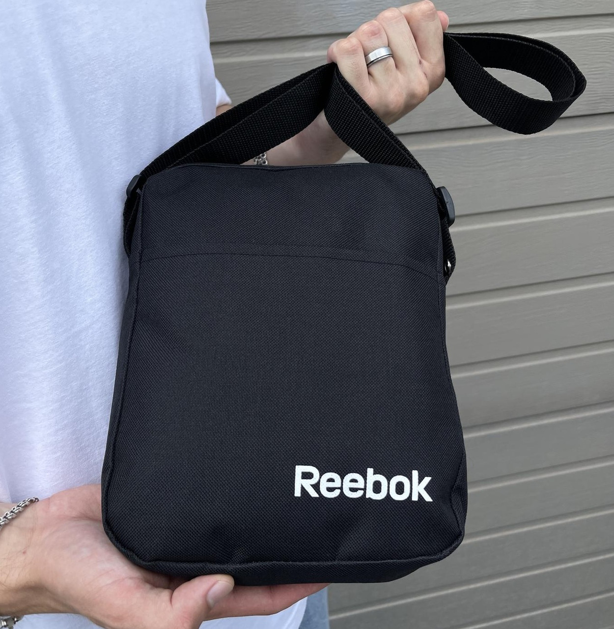 Мужская сумка Reebok барсетка через плечо (сумка мессенджер). Мужская ...