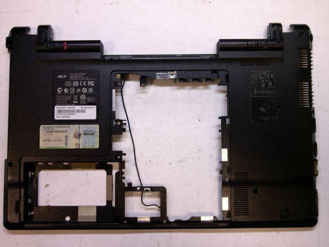 Нижня частина корпусу для ноутбука Acer Aspire 5820T, ZYE36ZR7BA, Б/В ...