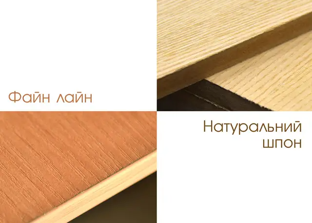 Шпон из древесины ореха американского - 0,6 мм сорт I - длина от 1 м до ...