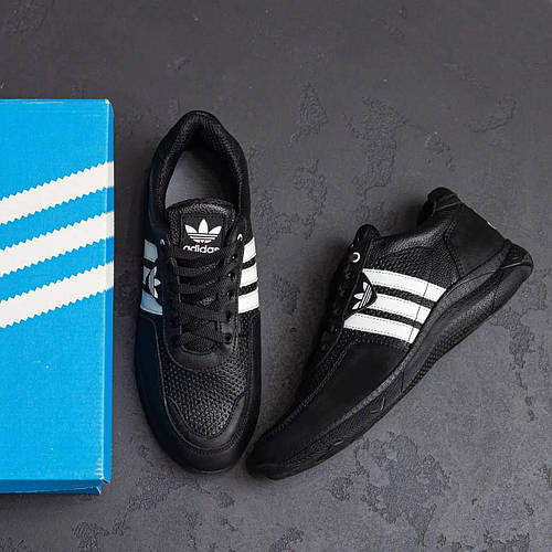 Мужские кожаные кроссовки Adidas, мужские летние кроссовки, мужские ...