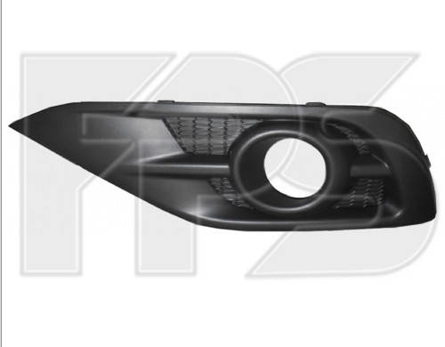 Решетка бампера левая Honda CR-V (12-15) USA черная, с отв. (FPS ...