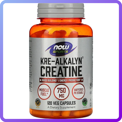 Купить Креатин NOW Kre-Alkalyn Creatine (120 капс) Качественная ...