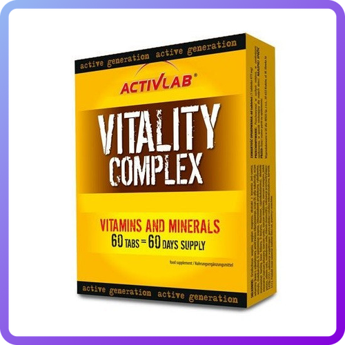 Купить Витамины и минералы Activlab Vitality Complex (60 капс) Качественная продукция! (450804 ...
