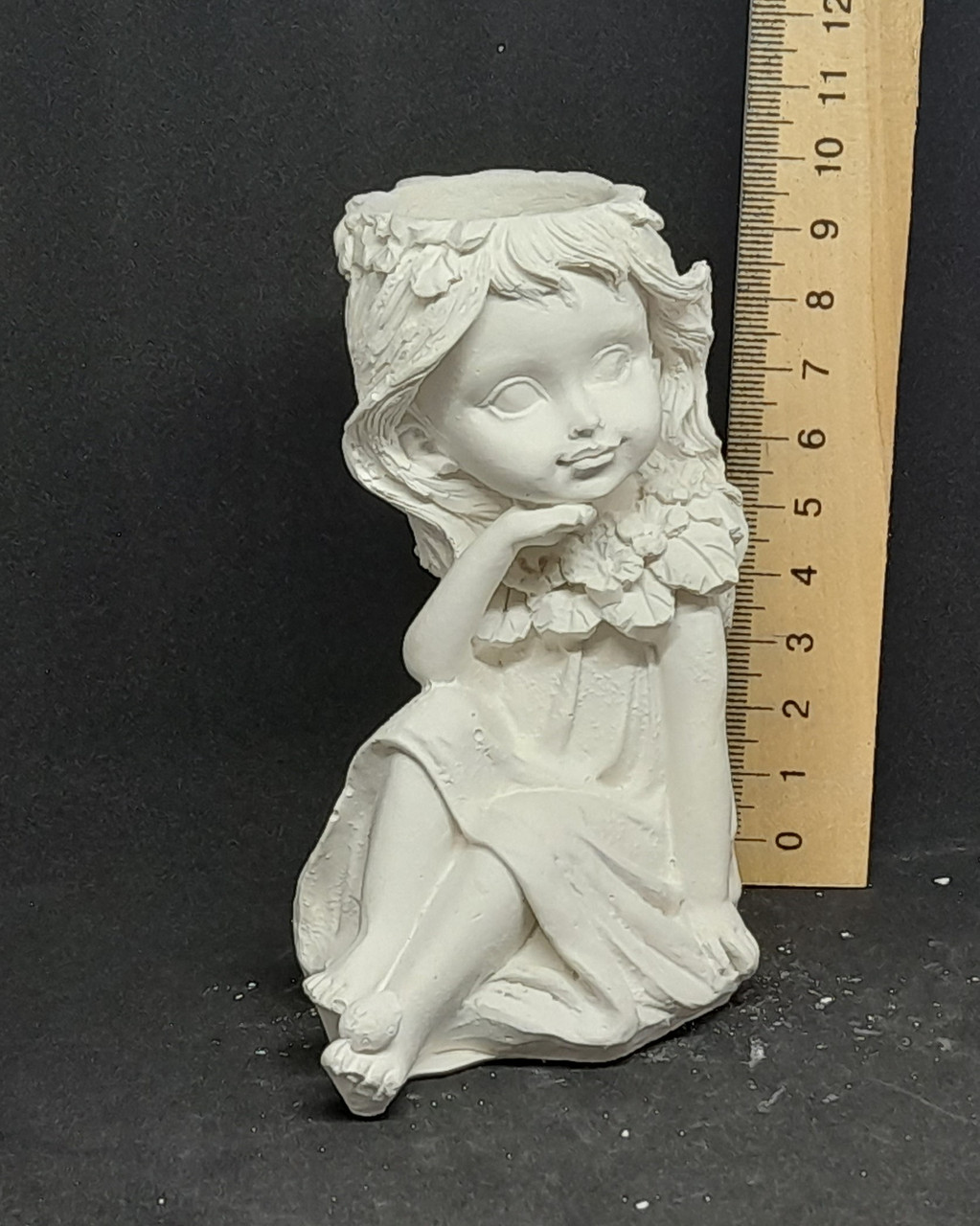 Гипсовая Фигурка для Раскрашивания Кашпо Девочка Весна 2 — в Категории Статуэтки на Bigl Ua