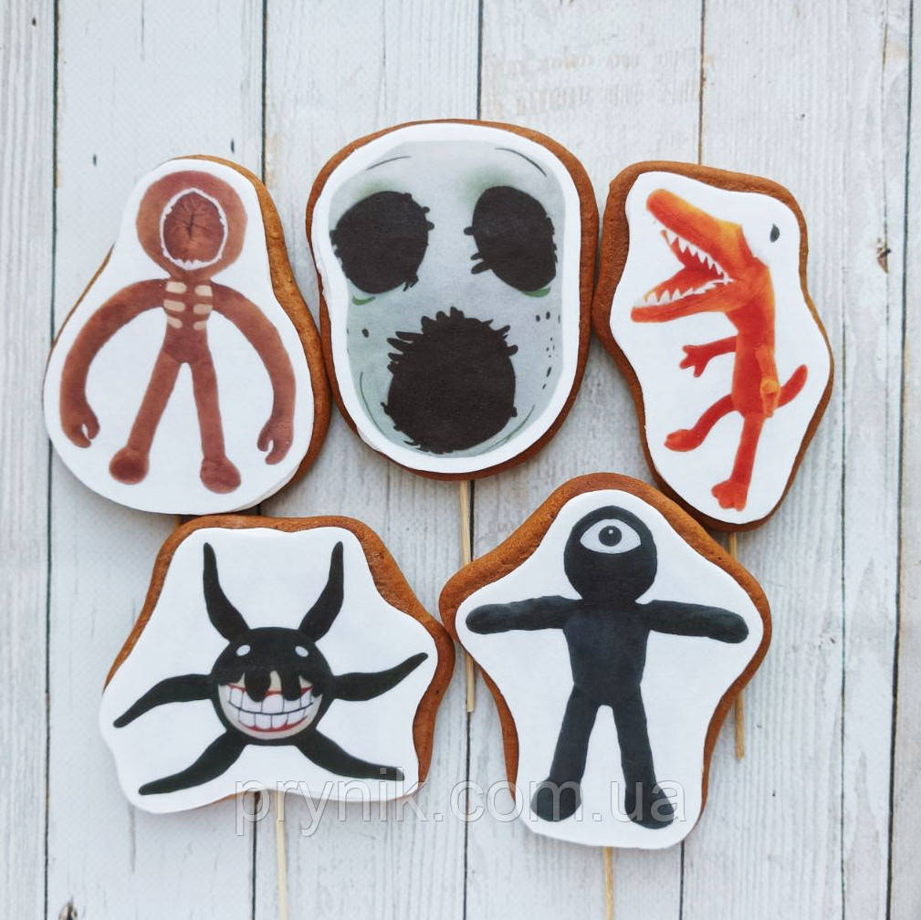 Набор №4 пряники Дорс Роблокс на палочке для украшения торта Id 1830385255 цена 340