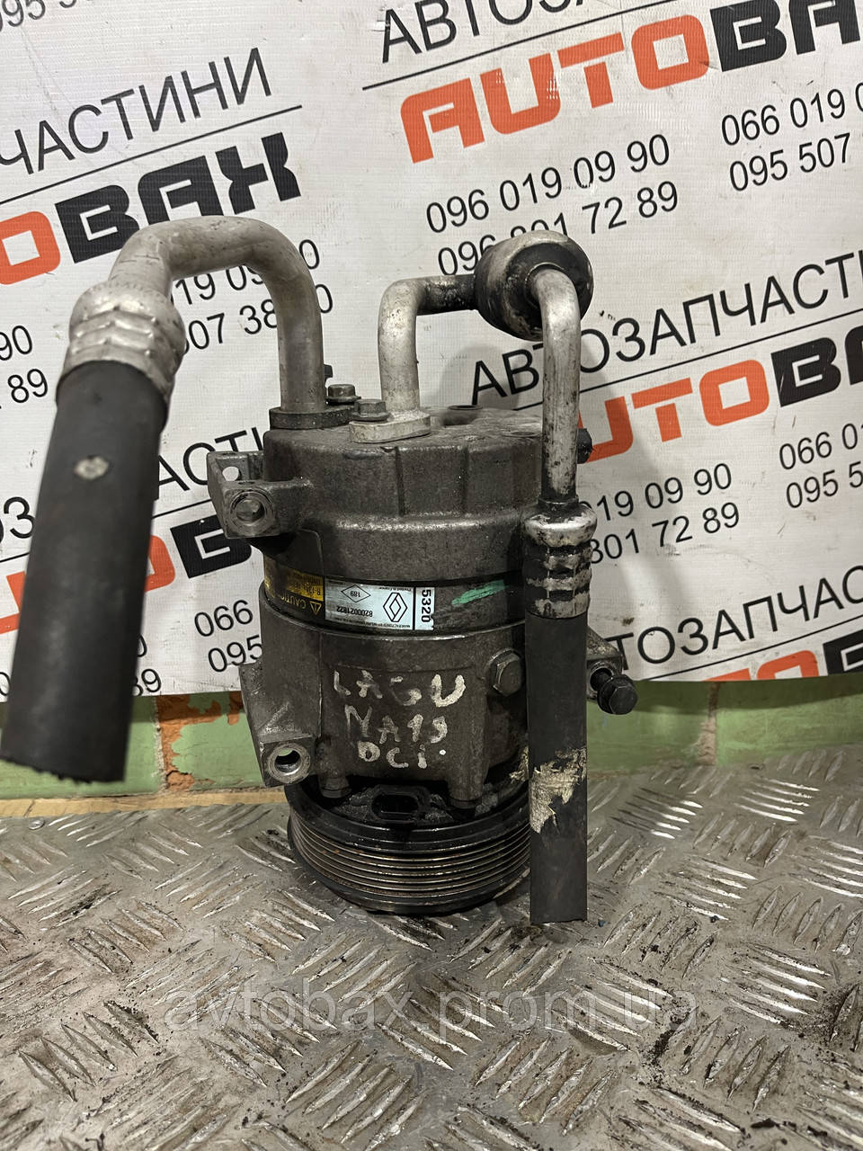 Компресор Кондиціонера Renault З 2003 1.9dci 8200021822 — в Категории "Компрессоры Кондиционера ...