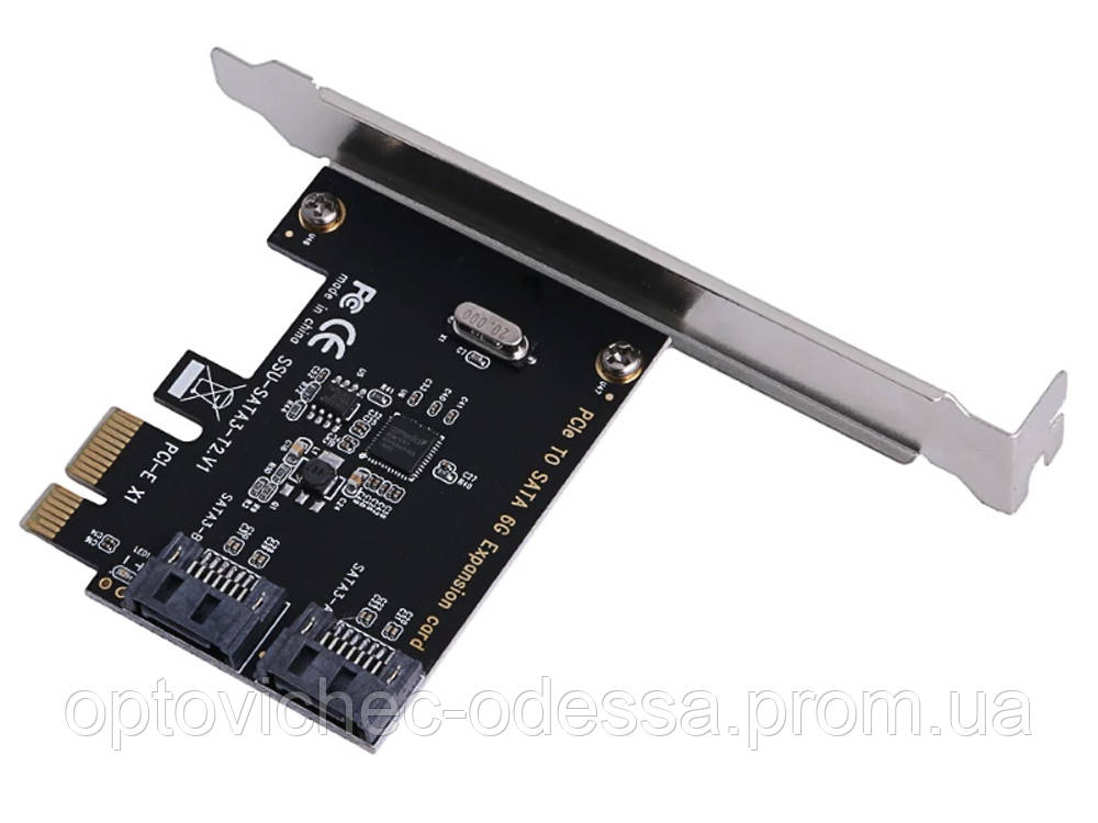 Плата расширения PCI-E в 2 порта SATA 3.0 (6 Гбит/с) Хіт продажу! (ID ...