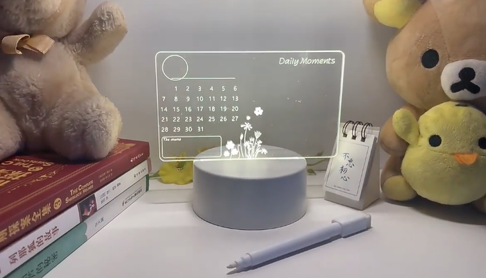 Купить Светодиодная Led доска планер для заметок рисования маркером ...