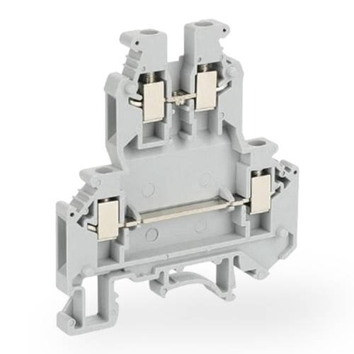 Купить Клемма винтовая на Din-рейку двухъярусная FJKKB-2.5, цена 42.40 ...