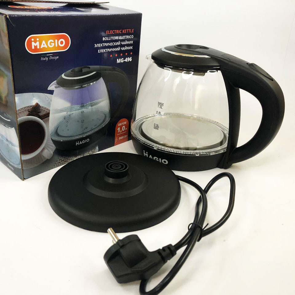 Электрочайник Magio МG-496 YP-666 1 л (ID#1830908533), цена: 587 ₴, купить на Prom.ua