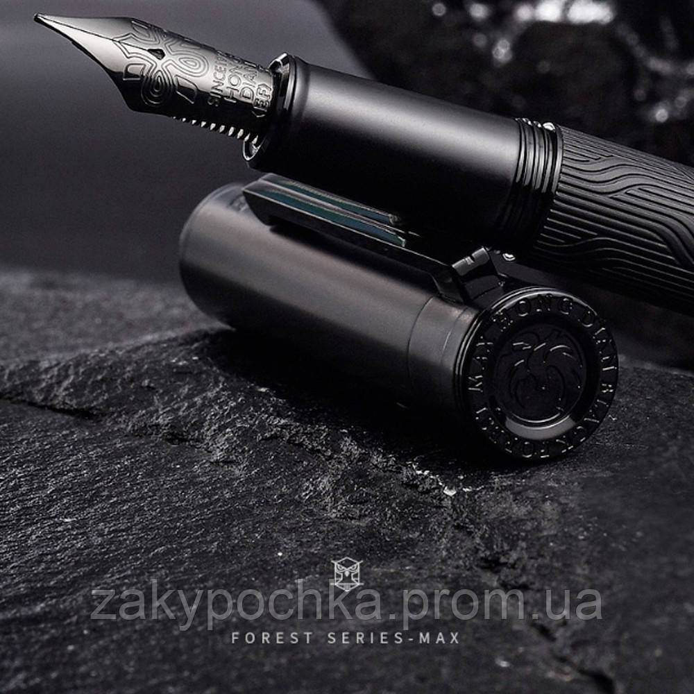 Металева перова ручка Hongdian 1860 Max Forest Дуже тонкий 0,4 мм ...