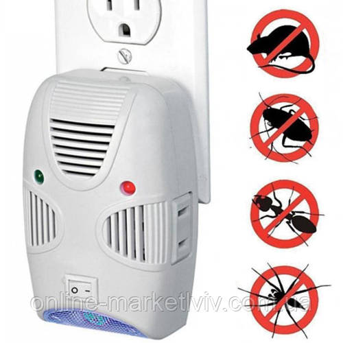 Отпугиватель грызунов и насекомых Pest Repelling Aid, от сети ...