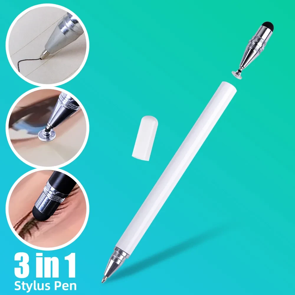 Универсальный Стилус Ручка 3в1 Stylus Touch Pen для Смартфона, Телефона ...