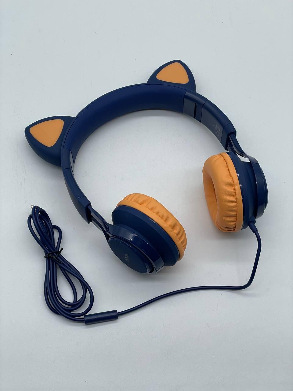 Купить Беспроводные наушники Hoco W36 Cat ear Midnight Blue, цена 375 ...