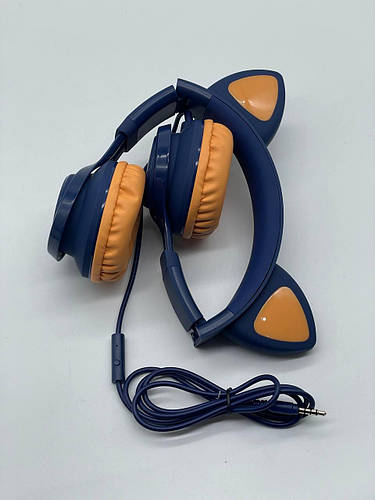 Купить Беспроводные наушники Hoco W36 Cat ear Midnight Blue, цена 375 ...