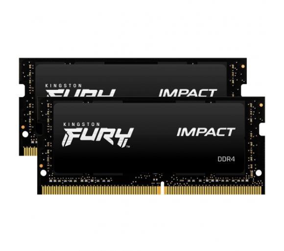 Память для ноутбуков Kingston FURY 32 GB (2x16GB) SO-DIMM DDR4 2666 MHz Impact (KF426S16IBK2/32 ...
