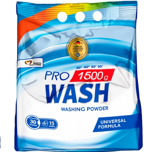 Купить Стиральный порошок ProWash Универсальный 1,5 кг, цена 64.90 ₴ — Prom.ua (ID#1832091571)