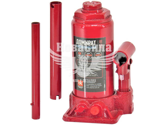 Купить Домкрат гидравлический 8т. (ДК) карт. упак. (выс. под. 385мм ...