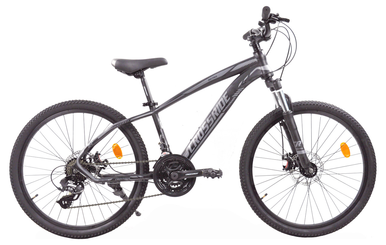 Велосипед Crossride MATRIX 24" MTB рама 13" Черно-серый (ID#1832546402 ...