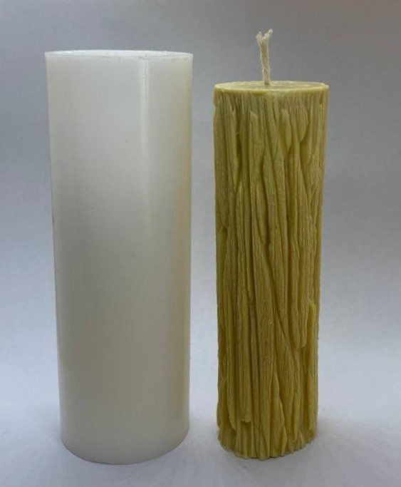 Купити Силіконова форма для свічок та мила базальтовий стовб 130 мм ...