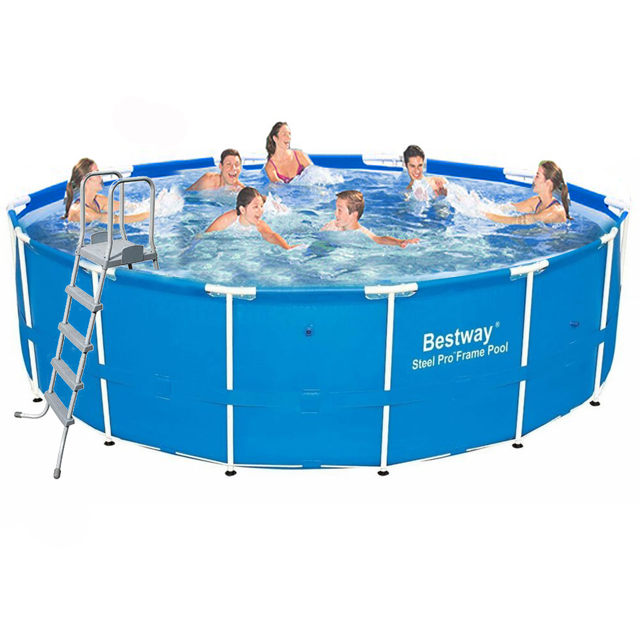 Каркасный бассейн Bestway 5612U, 427 х 132 см (ступени) (ID#1832712986 ...