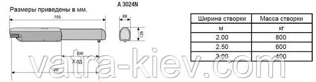 Came ATI 3000 Base Автоматика для двостулкових воріт вагою до 800 кг, завдовжки стулки до 3 м ...