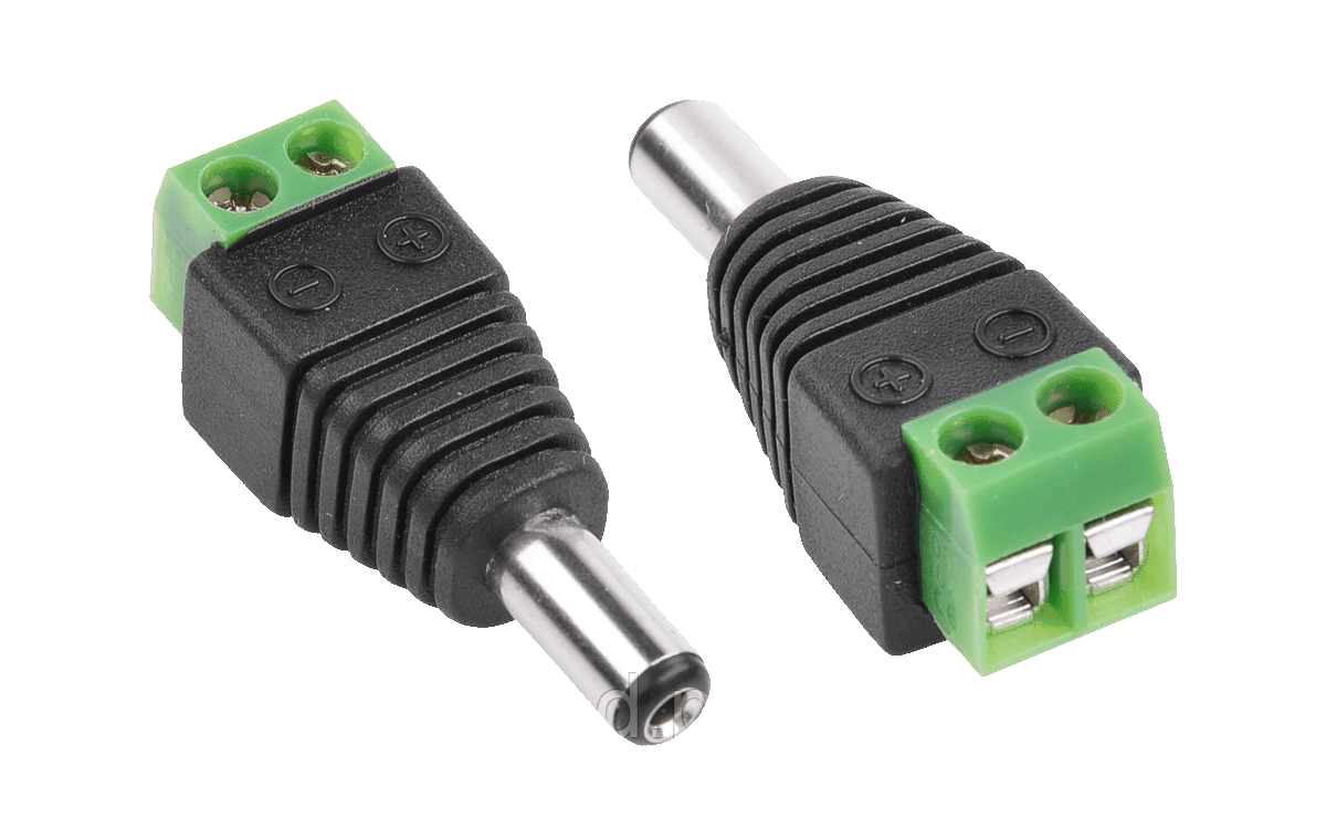 Купить Штекер питания dc 5,5*2,5 с клеммной колодкой под винт, цена 10. ...