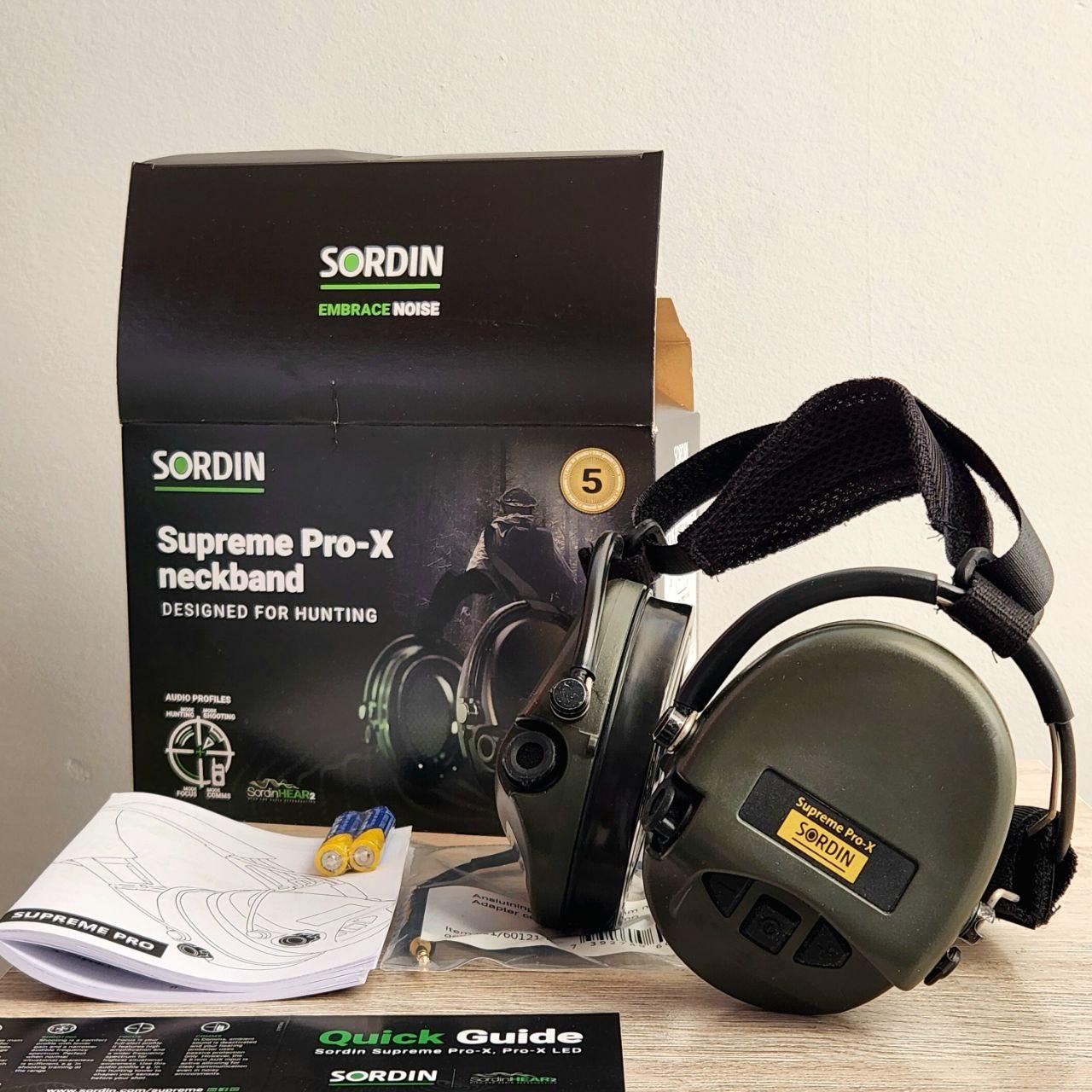Активні навушники Sordin Supreme Pro X Neckband Green (ID#1825091384 ...