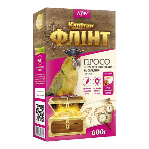Купить Корм для попугаев Флинт просо, цена 50 ₴ — Prom.ua (ID#1746298734)