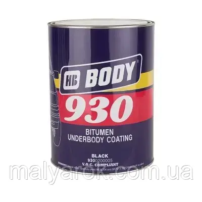 Мастика антикоррозийная битумная 930 5кг BODY (ID#1833058310), цена ...