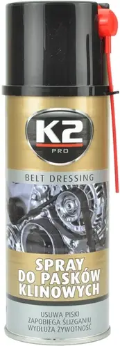 Купить Мастило для клинового ременя K2 BELT DRESSING 400 мл (W126) (K20007), цена 177.20 грн ...